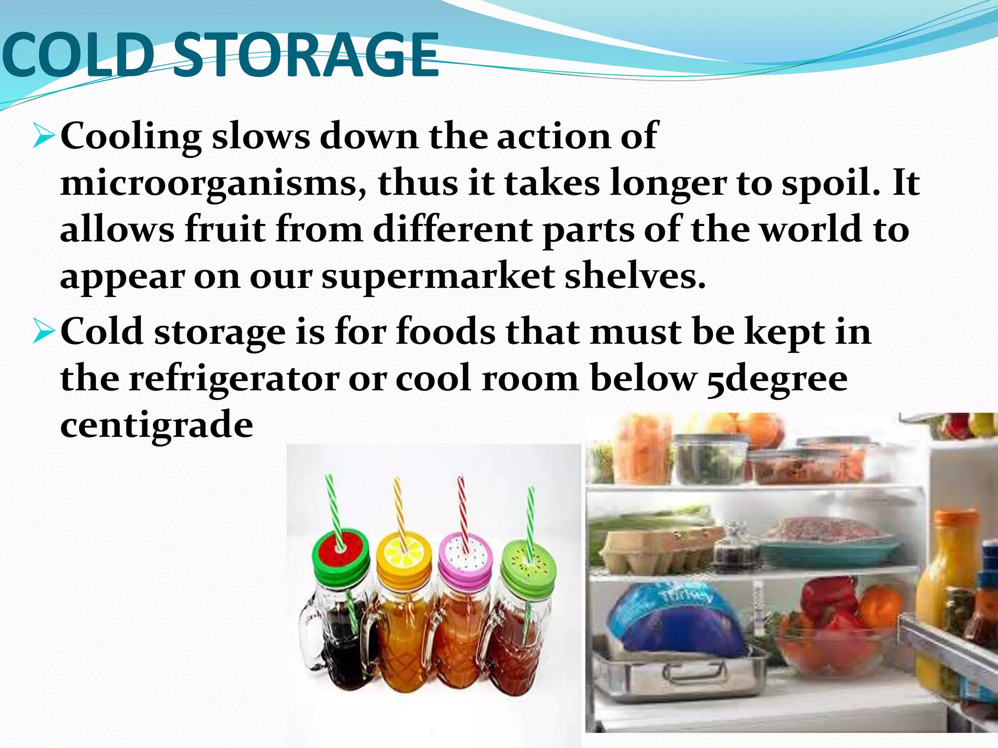 food storage and preservation | PPTX