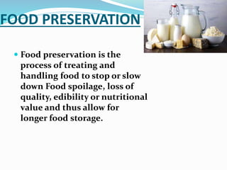food storage and preservation | PPTX