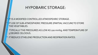 Storage of Vegetable Crops .pptx