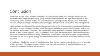 Storage on Decentralized Blockchain Technology.pptx