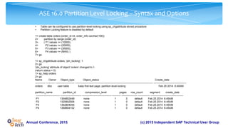 Storage Optimization and Operational Simplicity in SAP Adaptive Server Enterprise | PPT