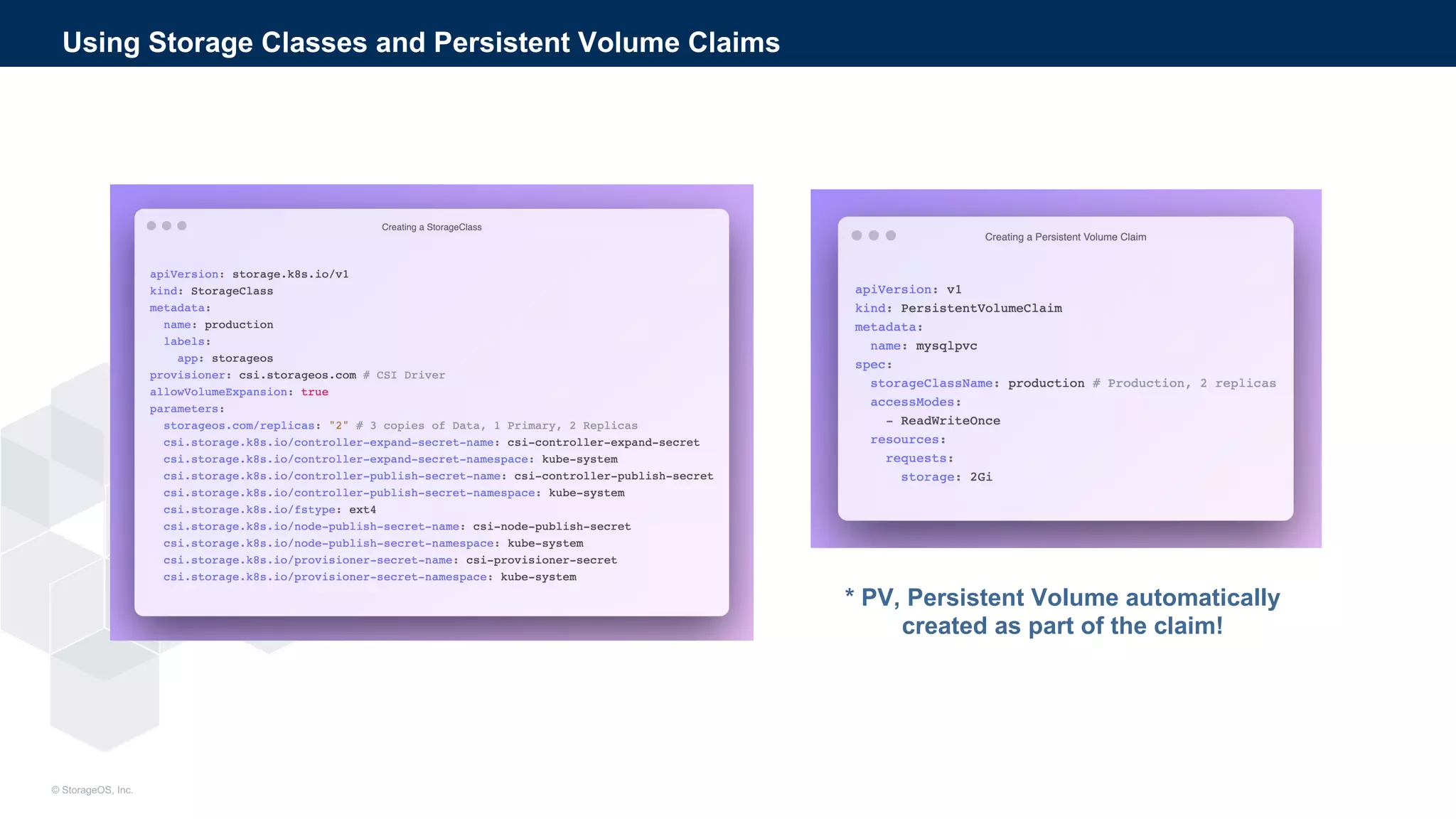 Storage os kubernetes clusters need persistent data | PPT