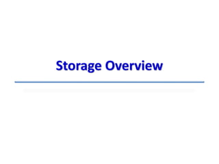 Storage overview | PPT
