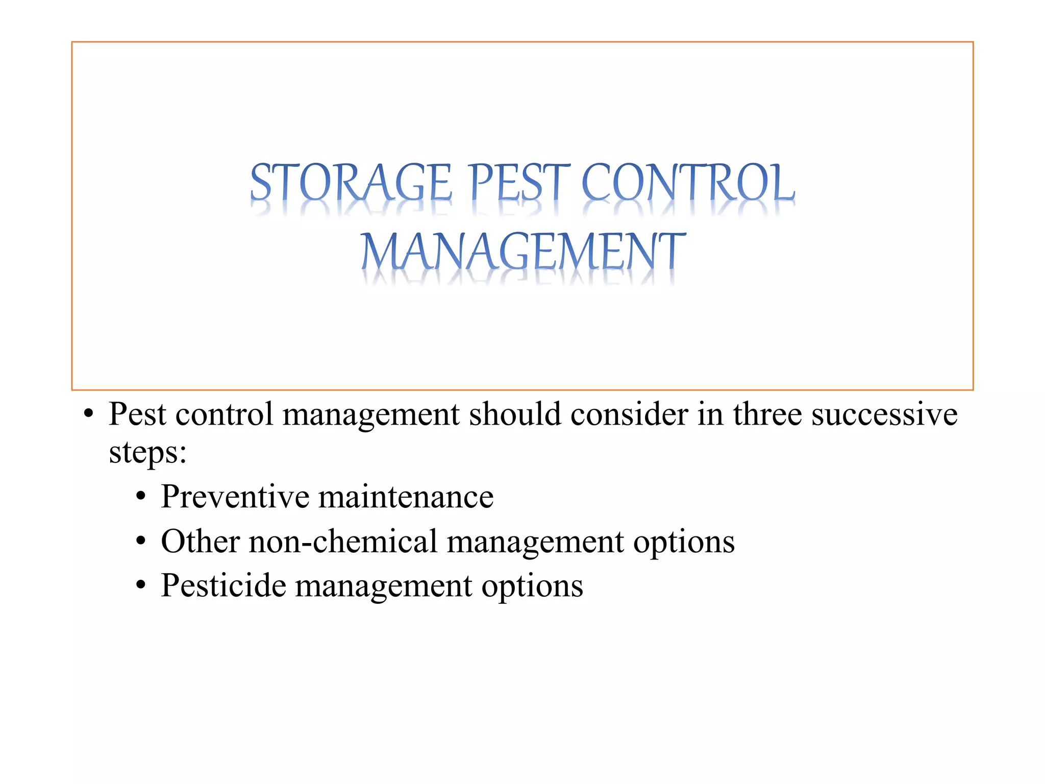 Storage pest management | PPT