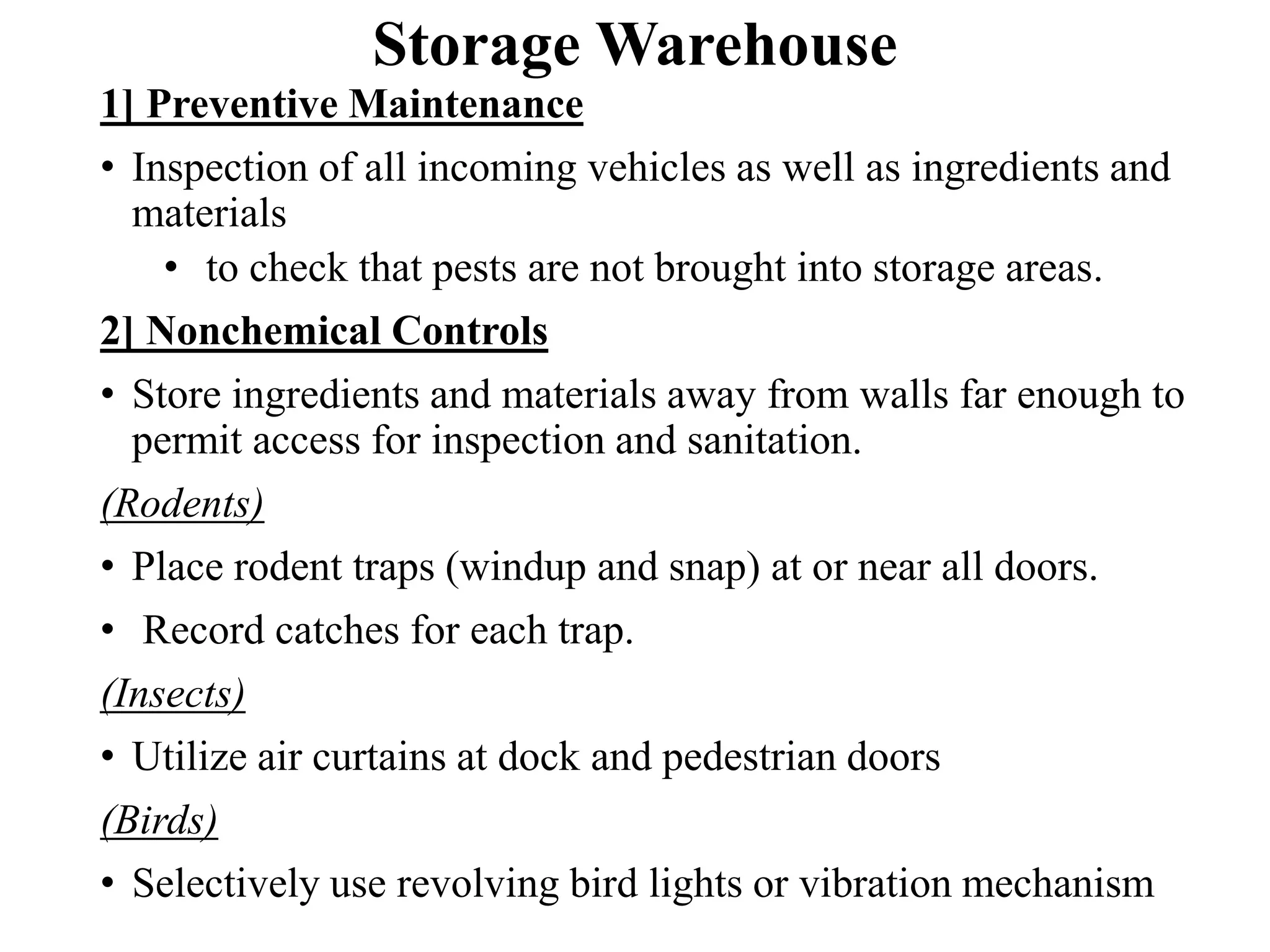 Storage pest management | PPTX