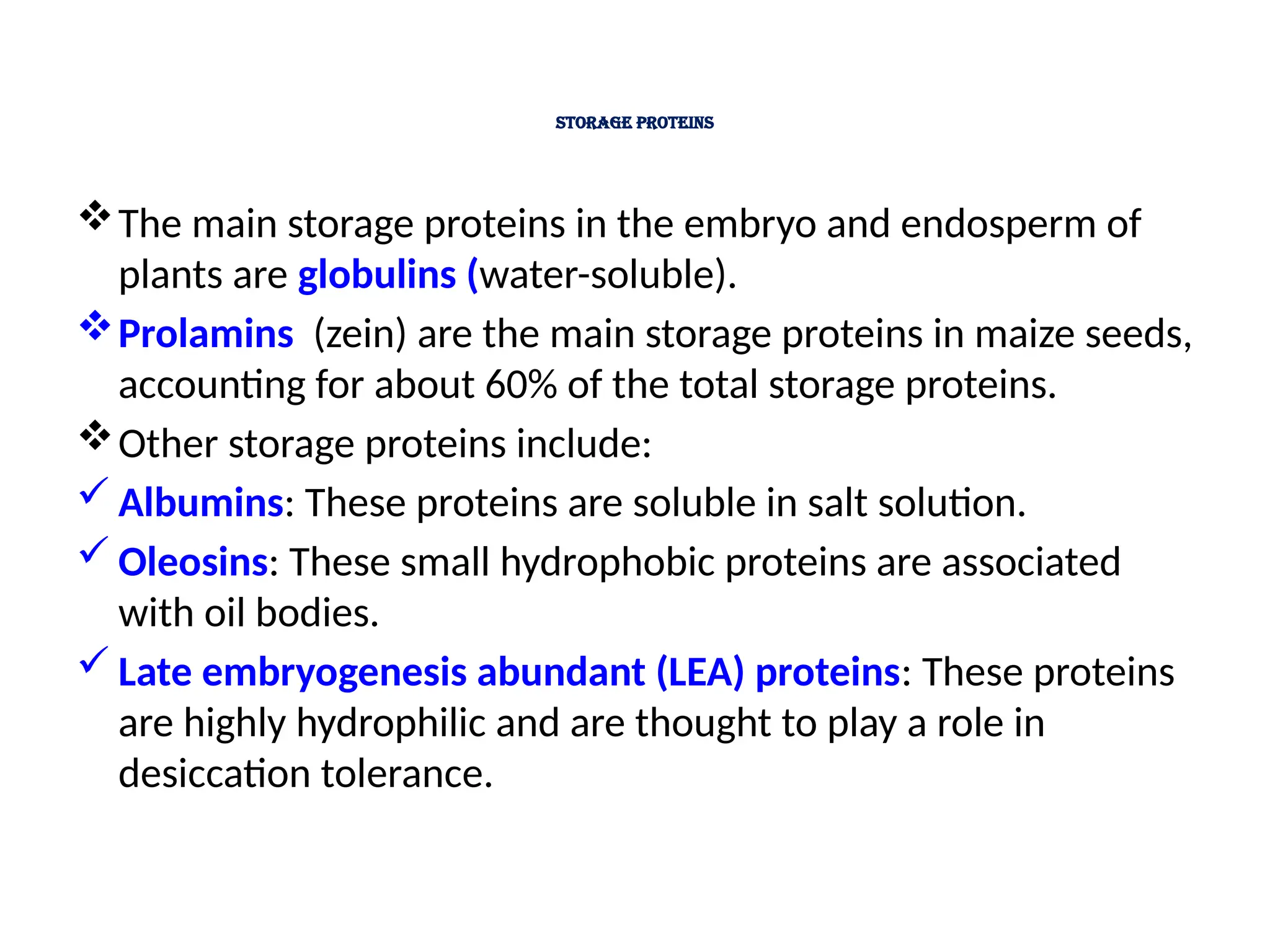 Storage proteins of the endosperm and the embryo.pptx