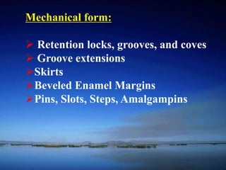Principles of cavity preparation by Dr .rupali | PPT