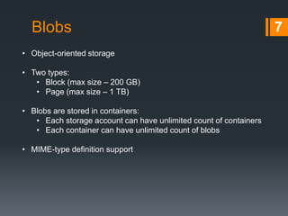 Storage Services | PPT