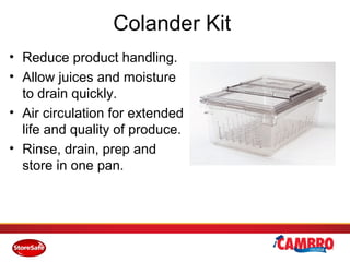 Cambro Storage Solutions | PPT