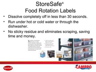 Cambro Storage Solutions | PPT