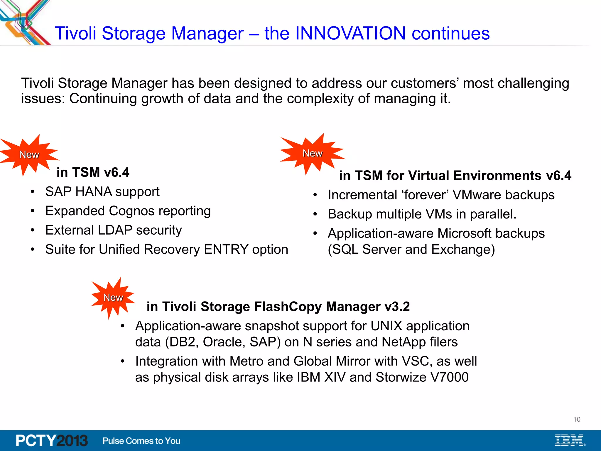 Storage strategy and tsm roadmap | PDF