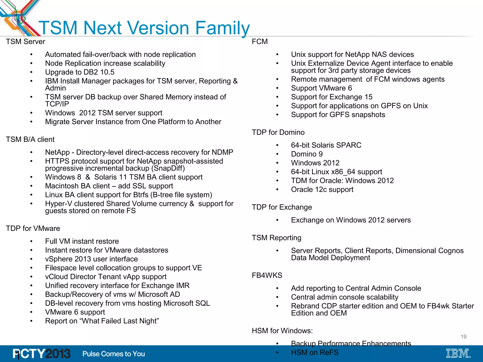Storage strategy and tsm roadmap | PDF