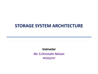 Storage system architecture | PDF