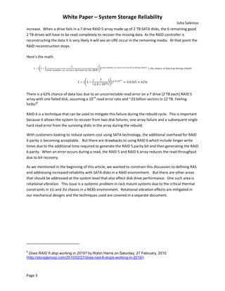 Storage systems reliability | PDF