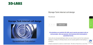 Storage Tank internal coil design storage tank heating coil design ...