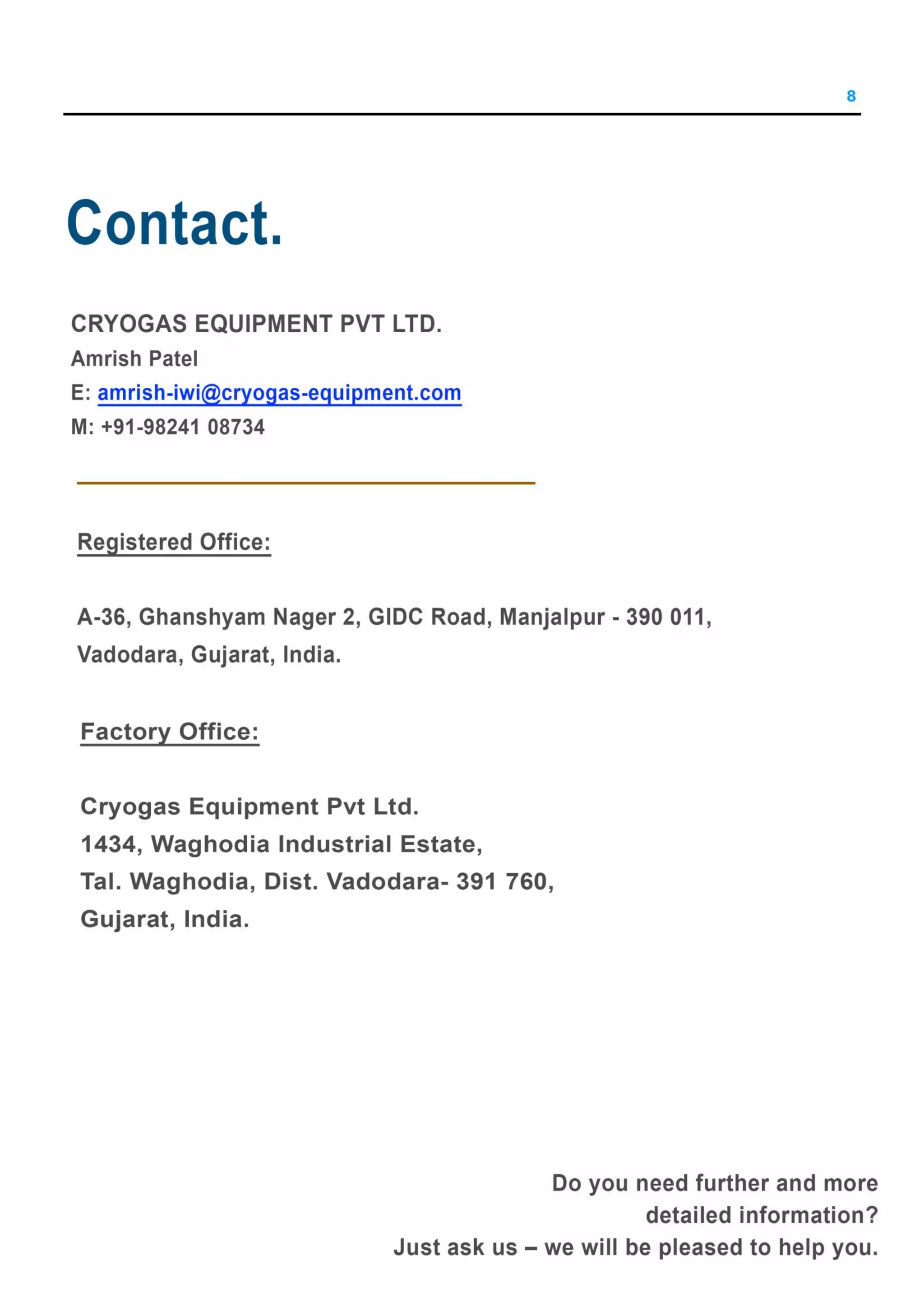 Cryogenic Storage Cold Converter Tanks for LIN, LOX, LAR, LCO2 & LNG | PDF