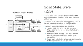 Introduction to Storage technologies | PPTX