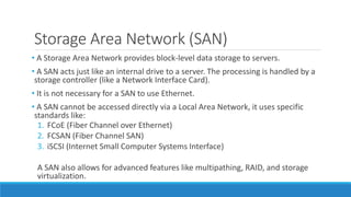 Introduction to Storage technologies | PPTX
