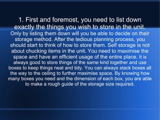 Storage units ideas | PPT