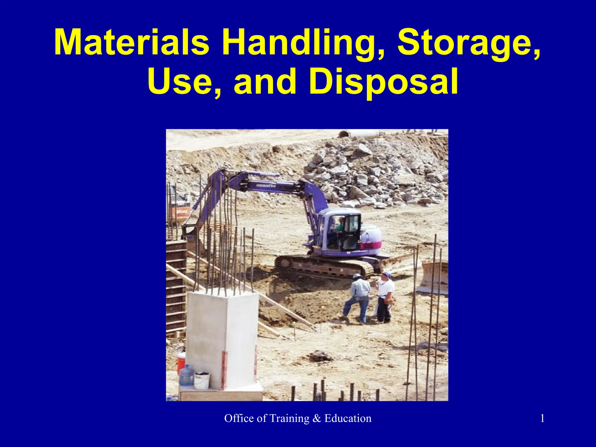 storage uses and disposal og material at forging endustry.ppt