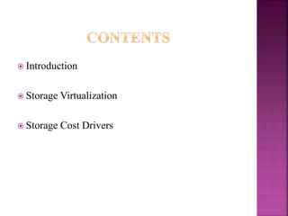 Storage virtualization | PPTX