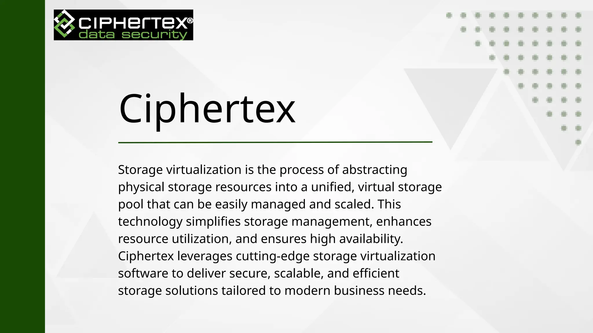 Storage Virtualization Software - Manage Your Data For Future.pptx