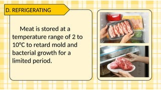 Storing Meat PPT 4 TLE COOKERY 10 WK 7-8 | PPTX