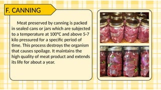 Storing Meat PPT 4 TLE COOKERY 10 WK 7-8 | PPTX