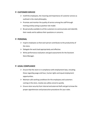 Store Operations ... | PDF