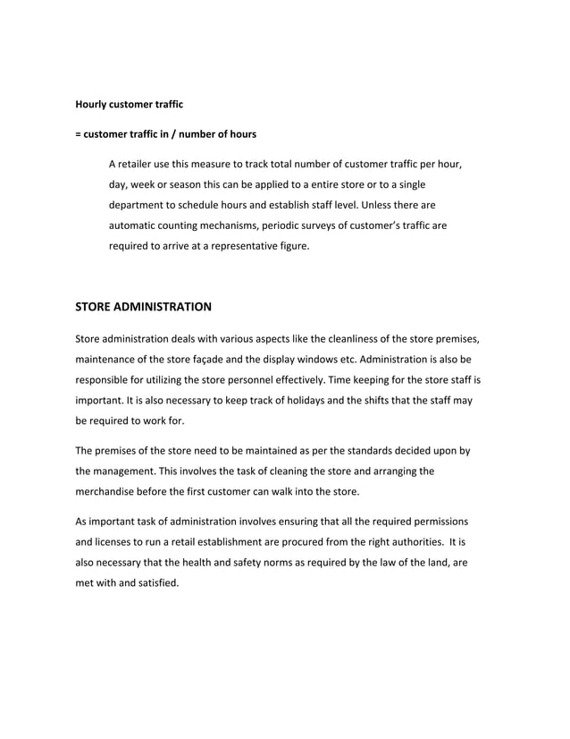 Store Operations ... | PDF