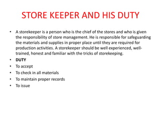 Store accounting | PPTX