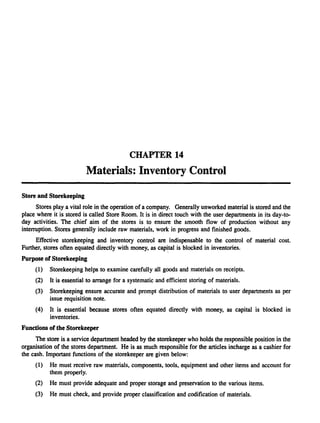 Store and storekeeping_materials_invento (1) | PDF