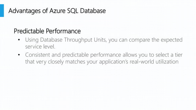 Store Data in Azure SQL Database | PPT