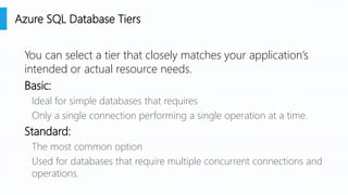 Store Data in Azure SQL Database | PPT