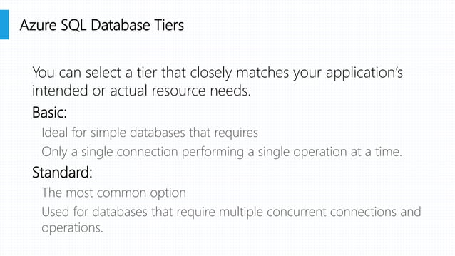 Store Data in Azure SQL Database | PPT