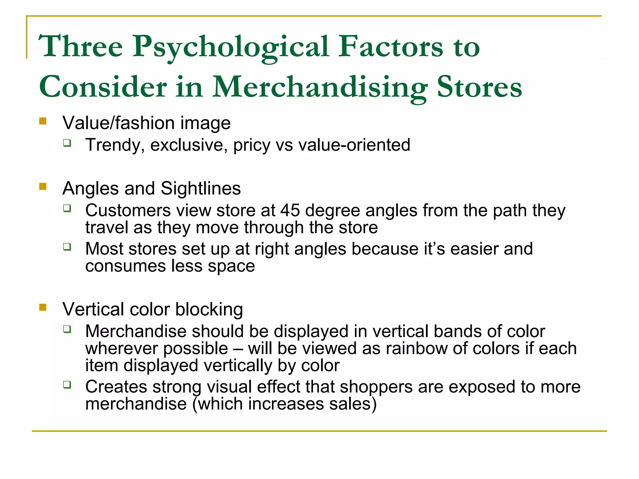 Store design layout_visual_merchandising | PPT