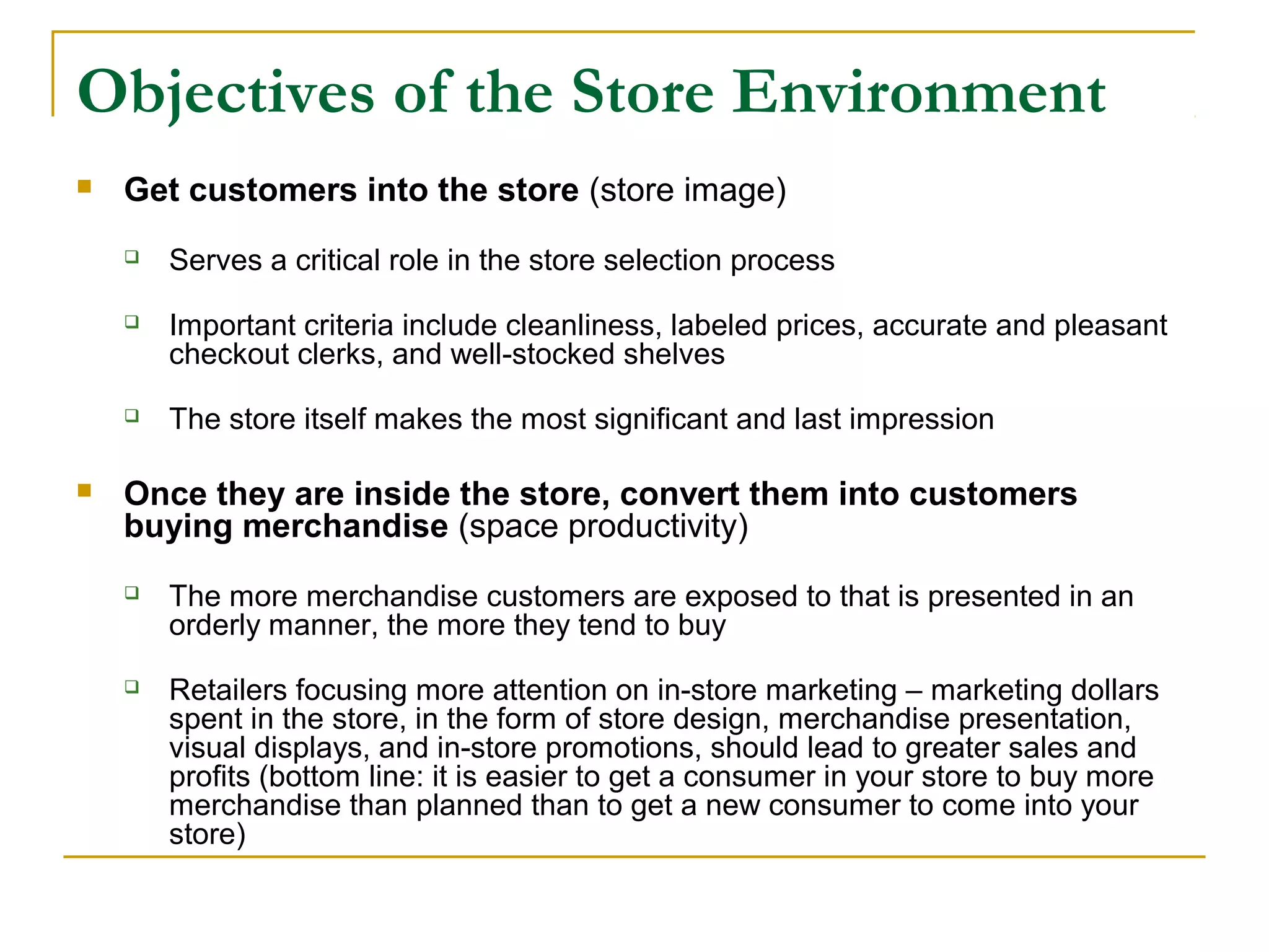 Store design layout_visual_merchandising | PPT