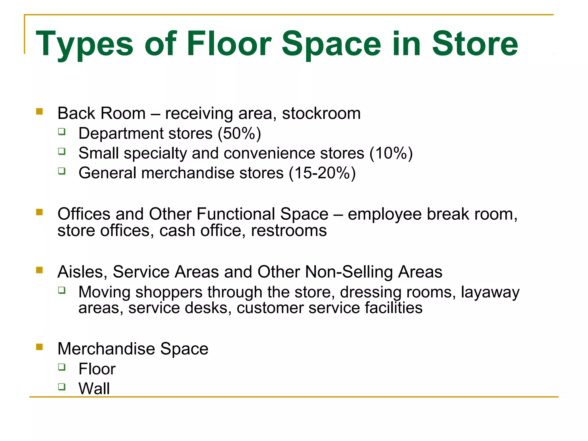 Store design layout_visual_merchandising | PPT