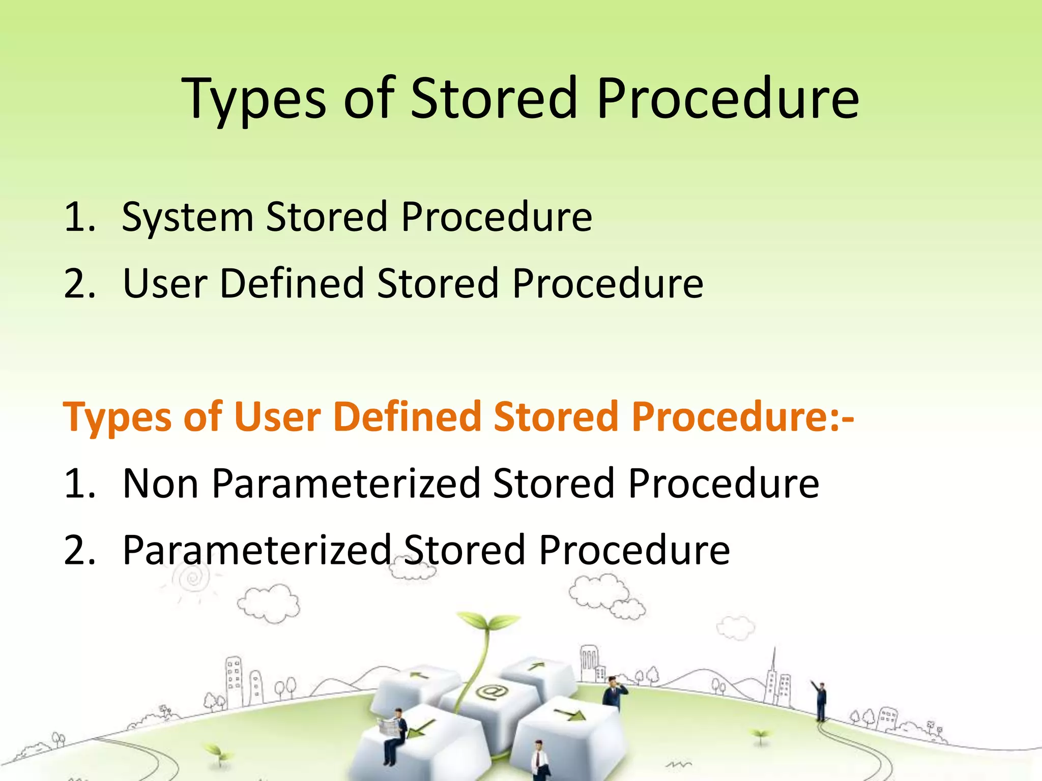 Stored procedure | PPTX