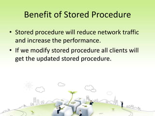 Stored procedure | PPTX