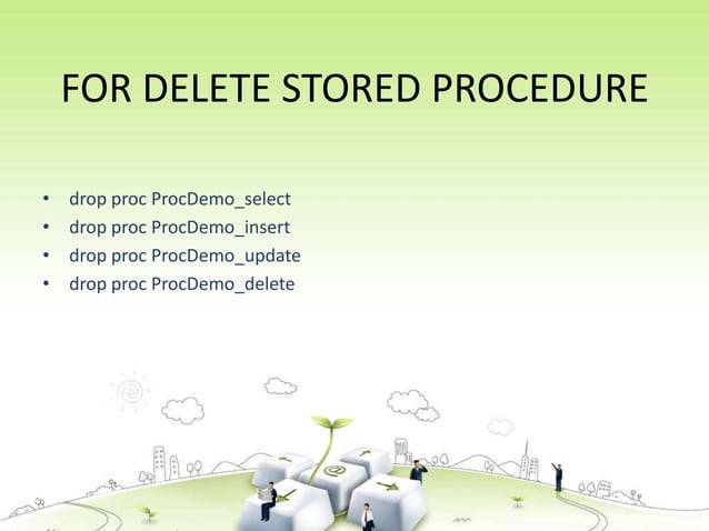 Stored procedure | PPT