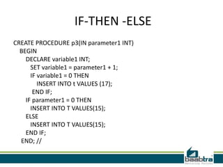 Stored procedure | PPTX