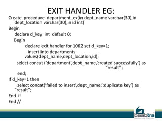 Stored procedure | PPTX