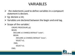 Stored procedure | PPTX