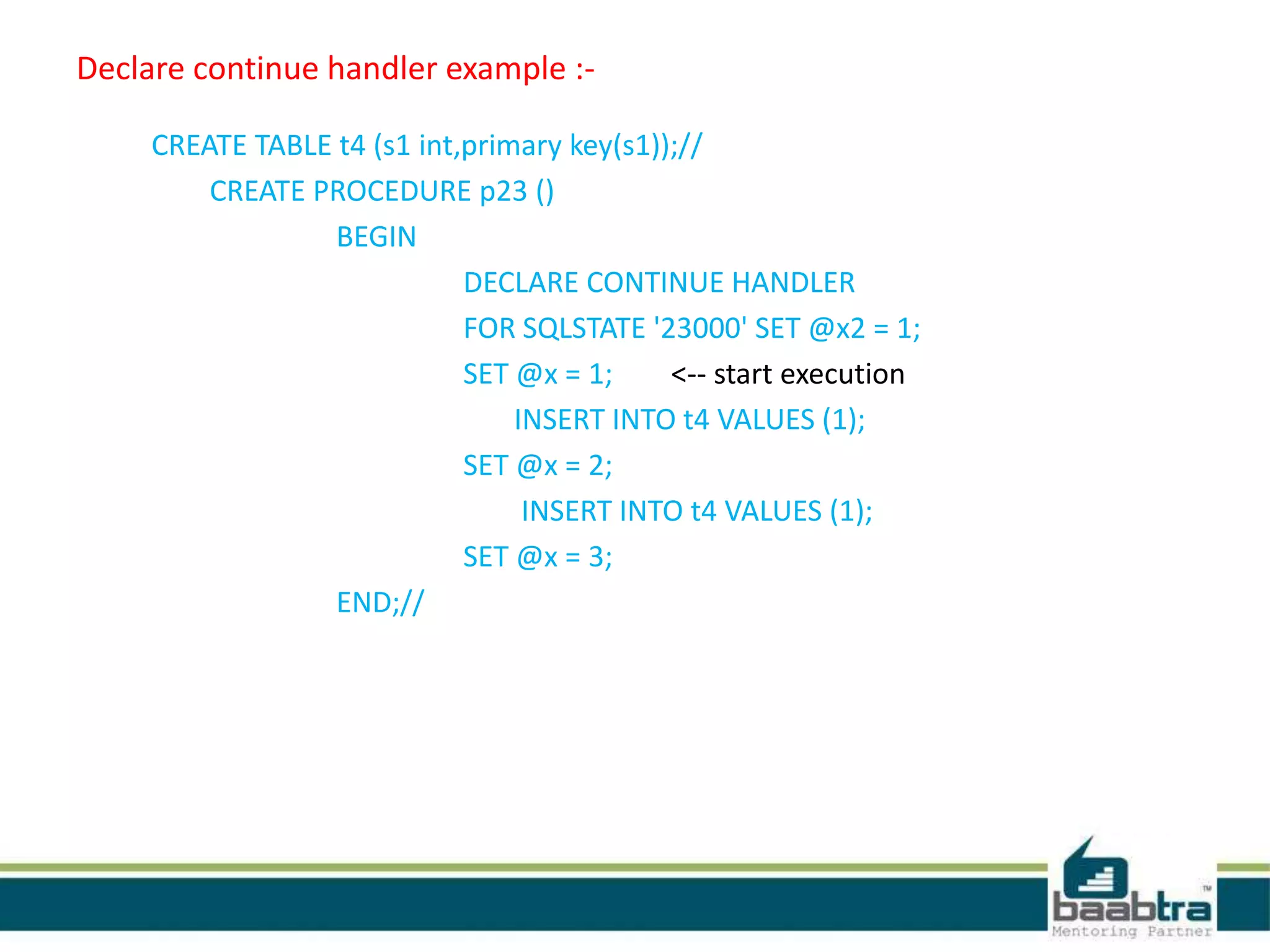 Stored procedure | PPTX