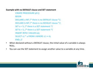 Stored procedure | PPTX
