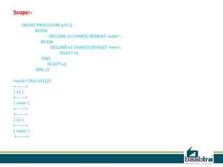 Stored procedure | PPTX