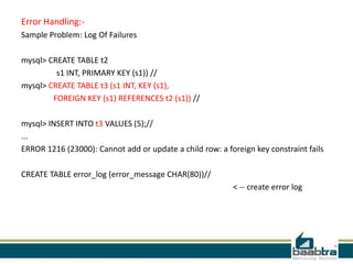 Stored procedure | PPTX
