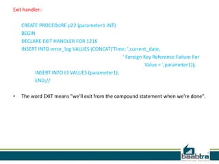 Stored procedure | PPTX