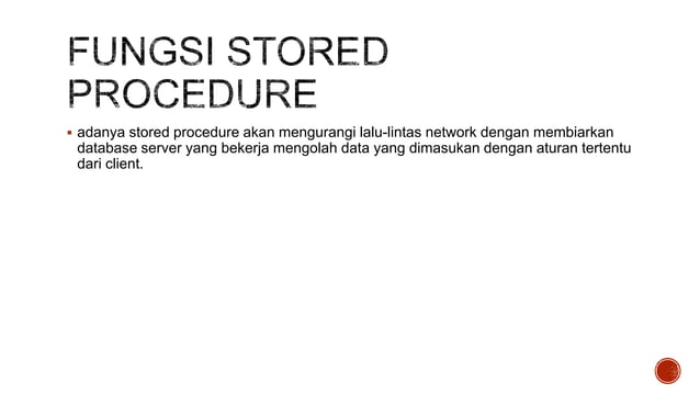 Stored Procedure Ppt